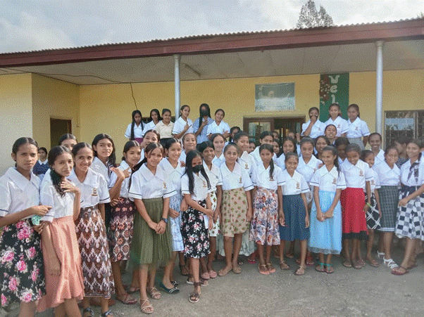 Boarding girls in Lospalos Timor Leste - Brisbane Centenary